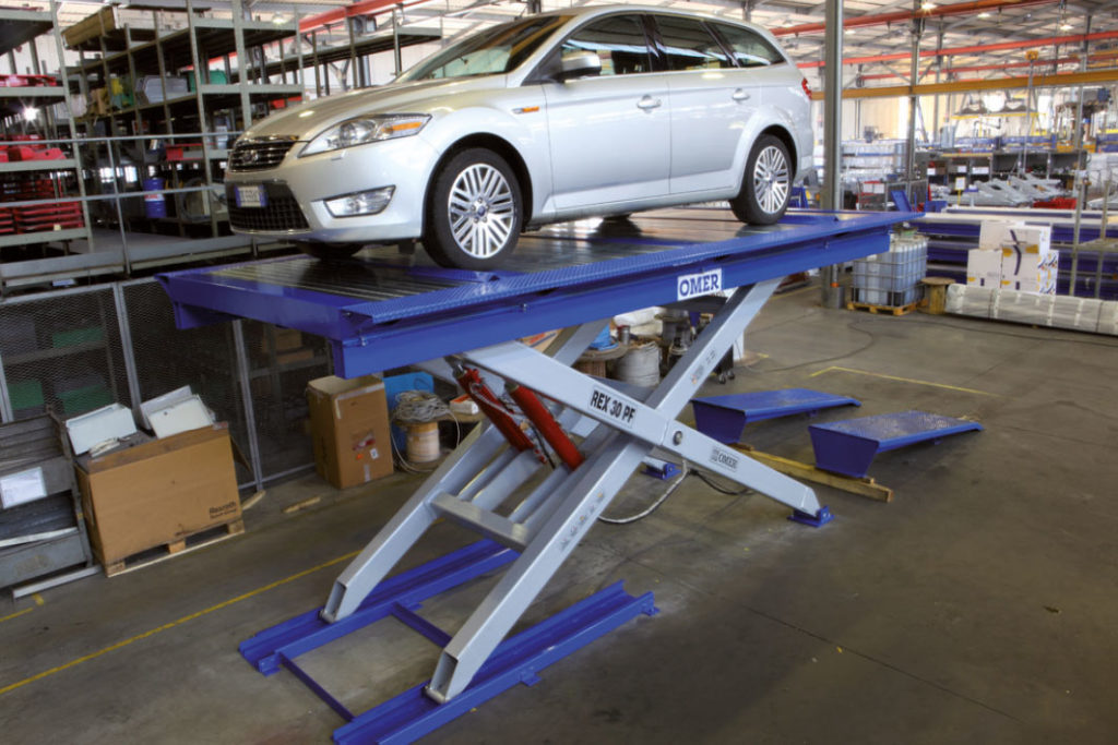 Equindus - Omer – Platform lifts for car and goods Omer - Rex PF