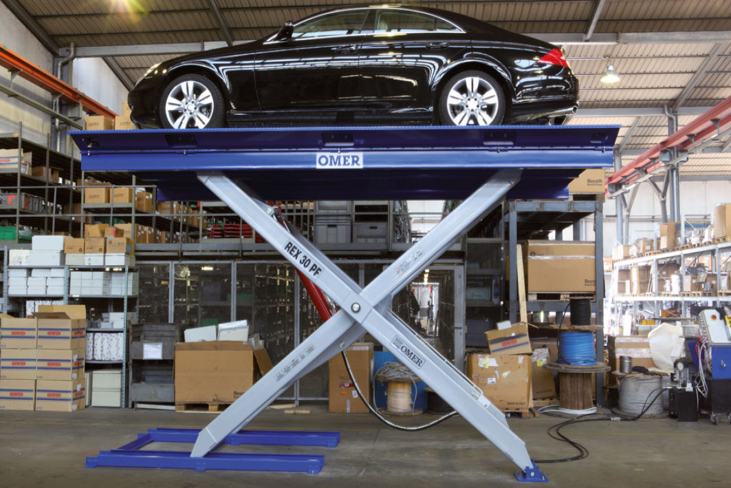 Equindus - Omer – Platform lifts for car and goods Omer - Rex PF